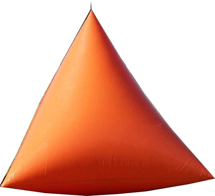 Premium 7' Triangle Swim Marker Buoy - ORANGE – Seaside Swim Buoys